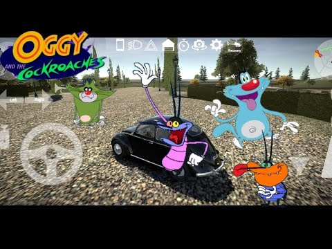 Most Famous Cartoon Oggy Car European Luxury Car Game Driving Vintage ...