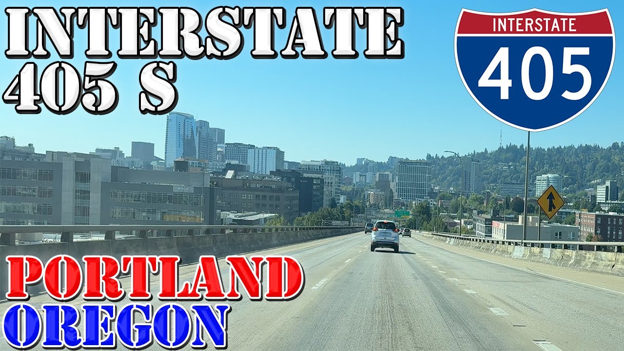I-405 South - Portland - Oregon - 4K Highway Drive - YouTube
