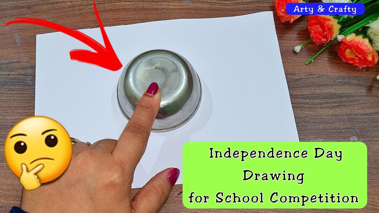 Happy Independence Day Drawing | Easy Independence Day Drawing for ...