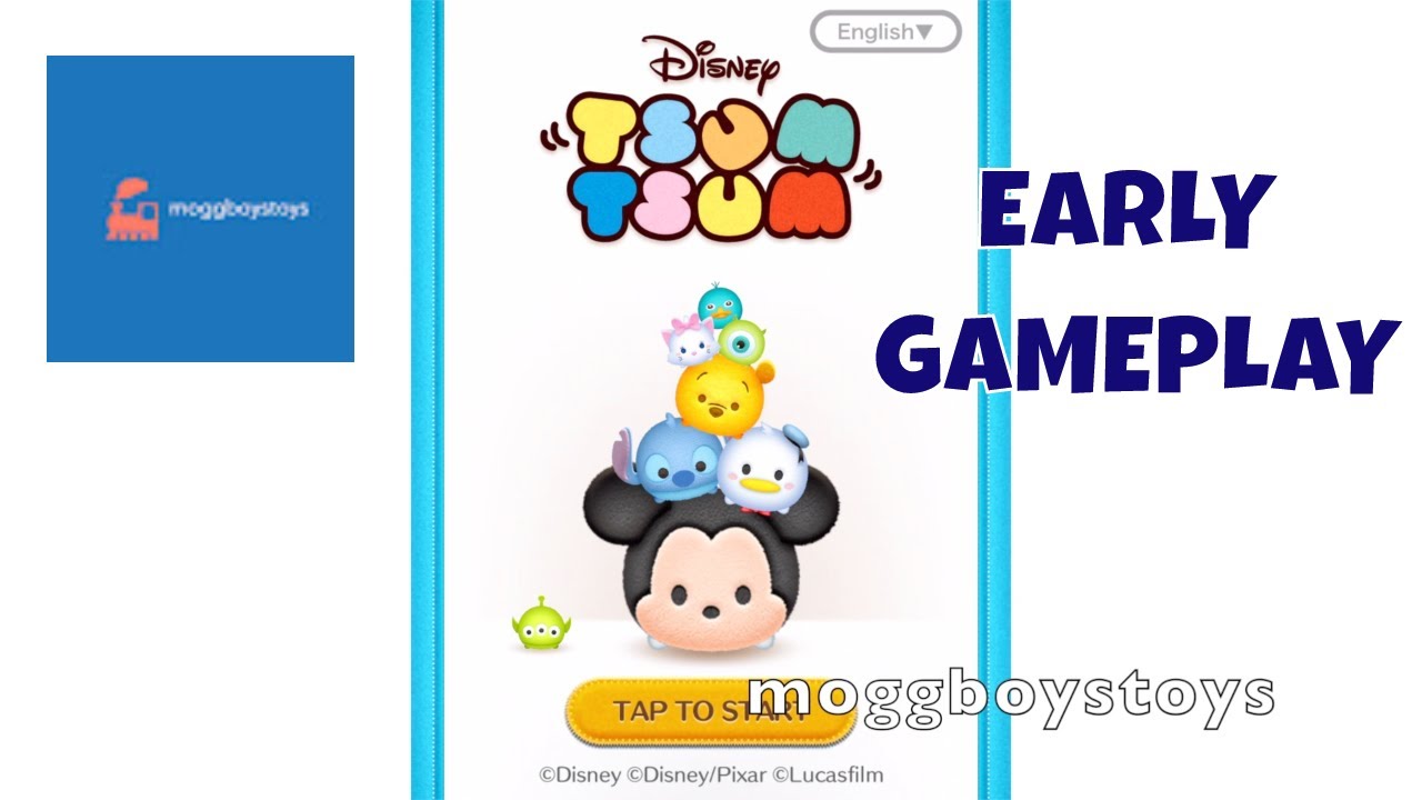 Disney Tsum Tsum Games for Kids | Early Gameplay - YouTube