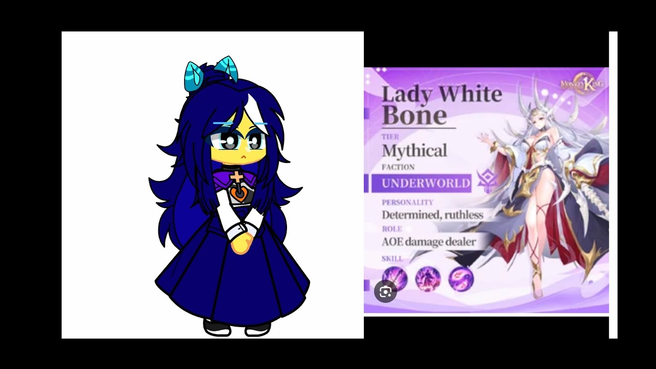 🇪🇸🇧🇷lmk gacha life [AU] lady bone demon x mk tryst out a new outfit ...