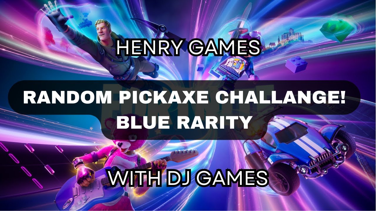 Henry Games #004 // Random Pickaxe Challenge - Blue Rarity Weapons Only ...