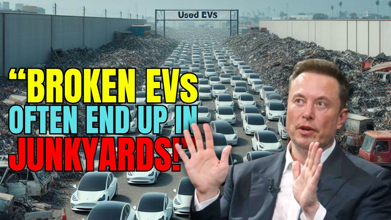 Broken EVs Head Directly for Junkyards As Repair Costs Are Unbearable ...