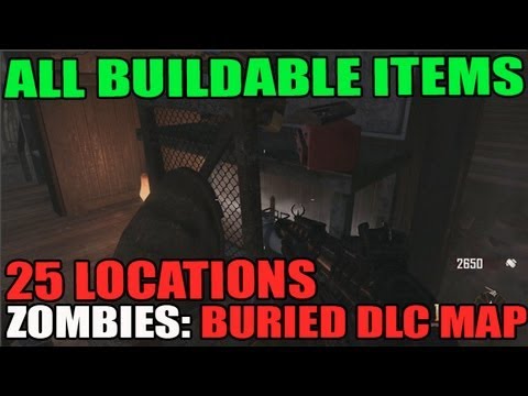 Buried: All 25 Buildable Item Locations: All 7 Build Spot Locations ...