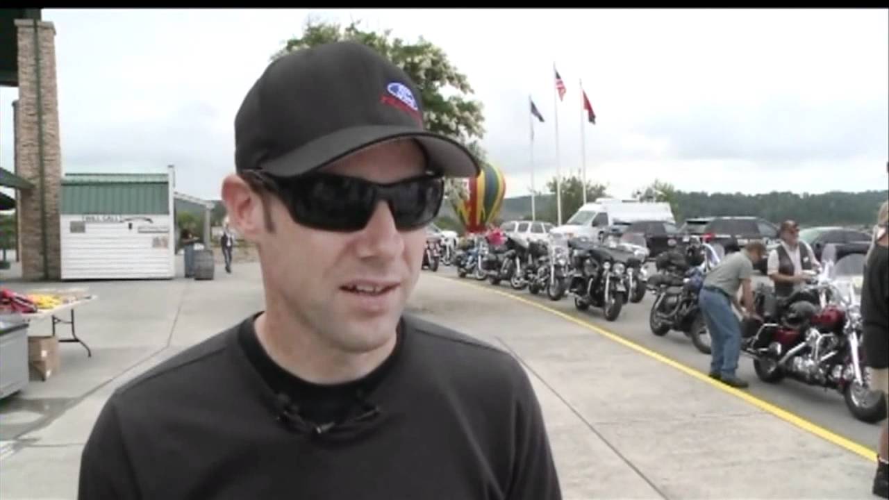 Matt Kenseth rides Harley - YouTube