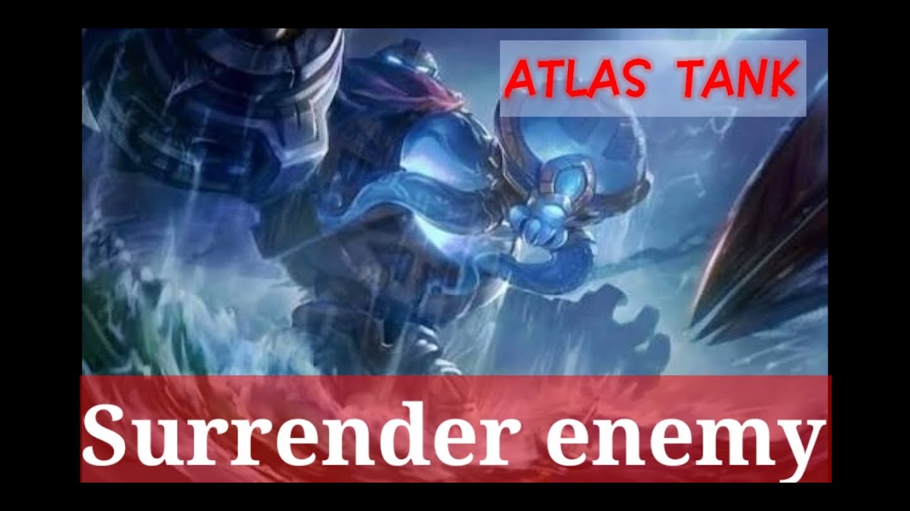 ATLAS TANK GAMEPLAY |OP TANK | SHOULD BE BAN IN RANK| ENEMY SURRENDER ...