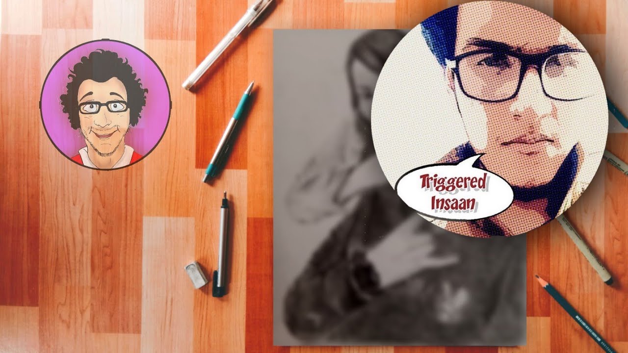 Triggered insaan drawing | Live insaan | Wanderers hub | Nischai Malhan ...