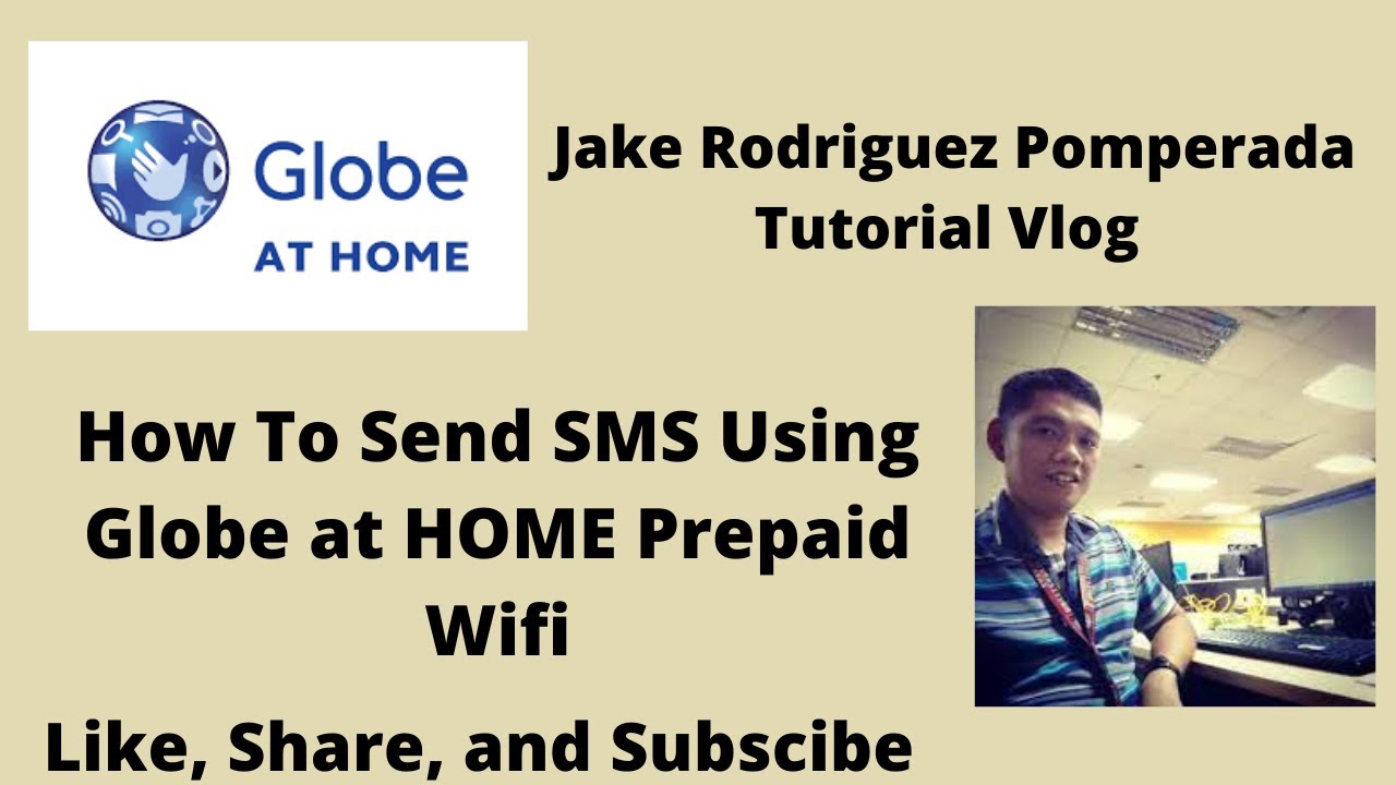 Sending SMS Using Globe at Home Prepaid WiFi - YouTube