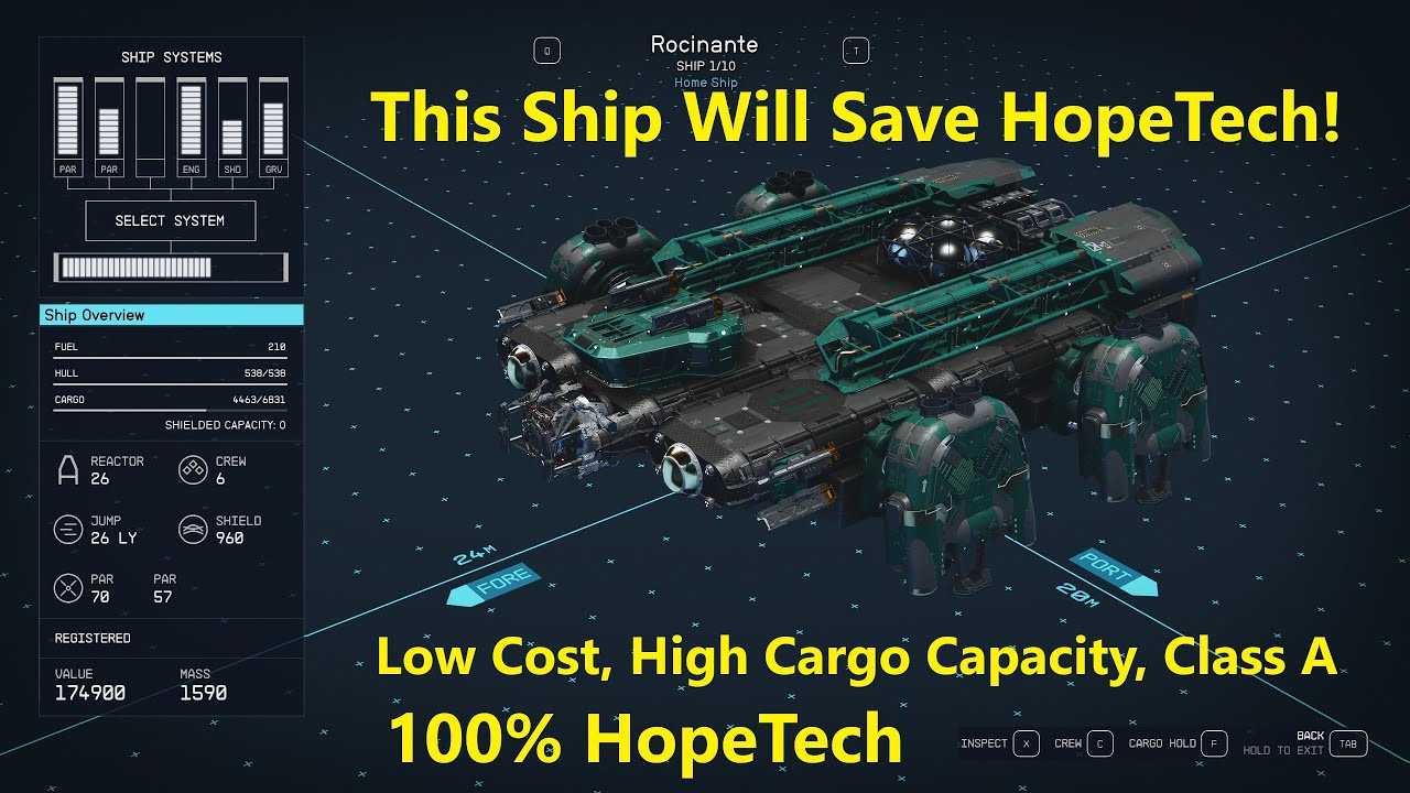 The Cargo Ship HopeTech SHOULD Be Selling - Starfield Ship Build - YouTube