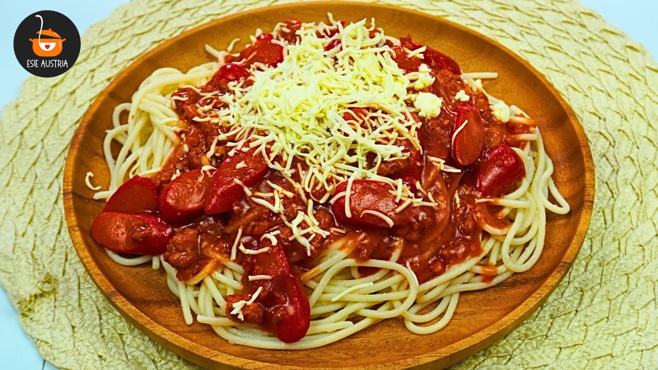 Pinoy Style Sweet spaghetti | Pinoy Spaghetti Recipe - YouTube
