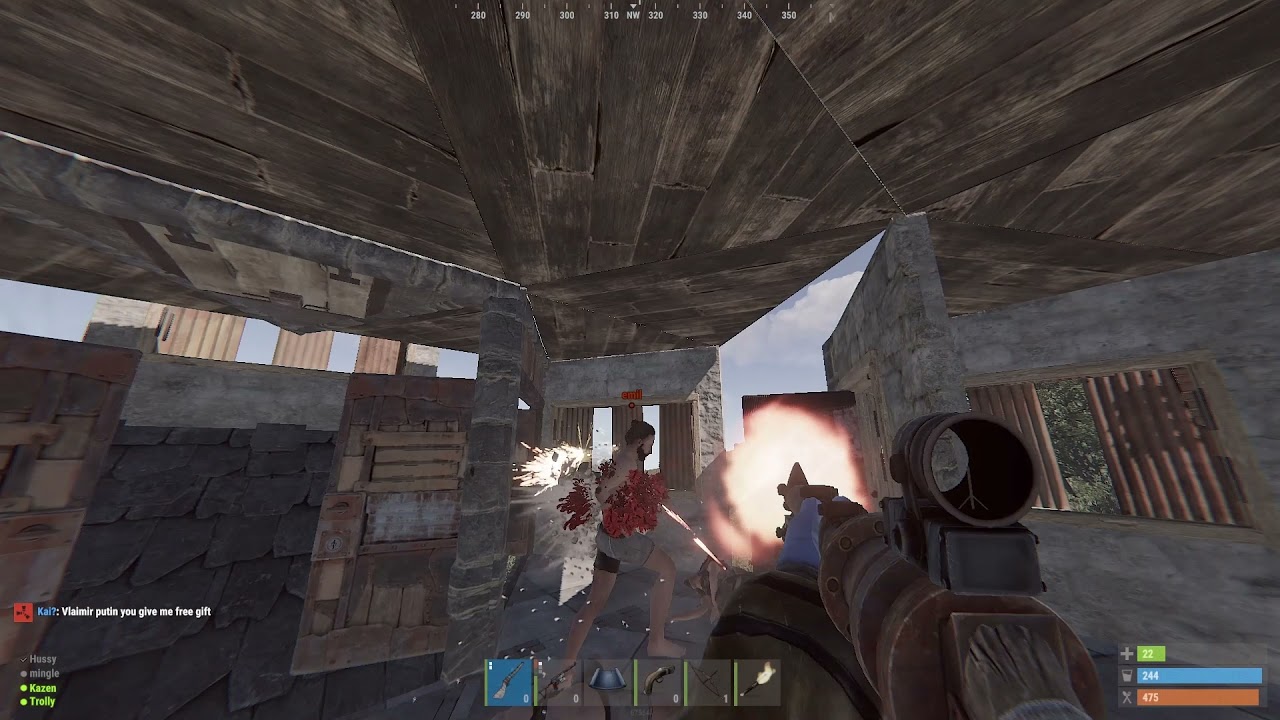 When you're grubbing, and panic sets in - Rust - YouTube