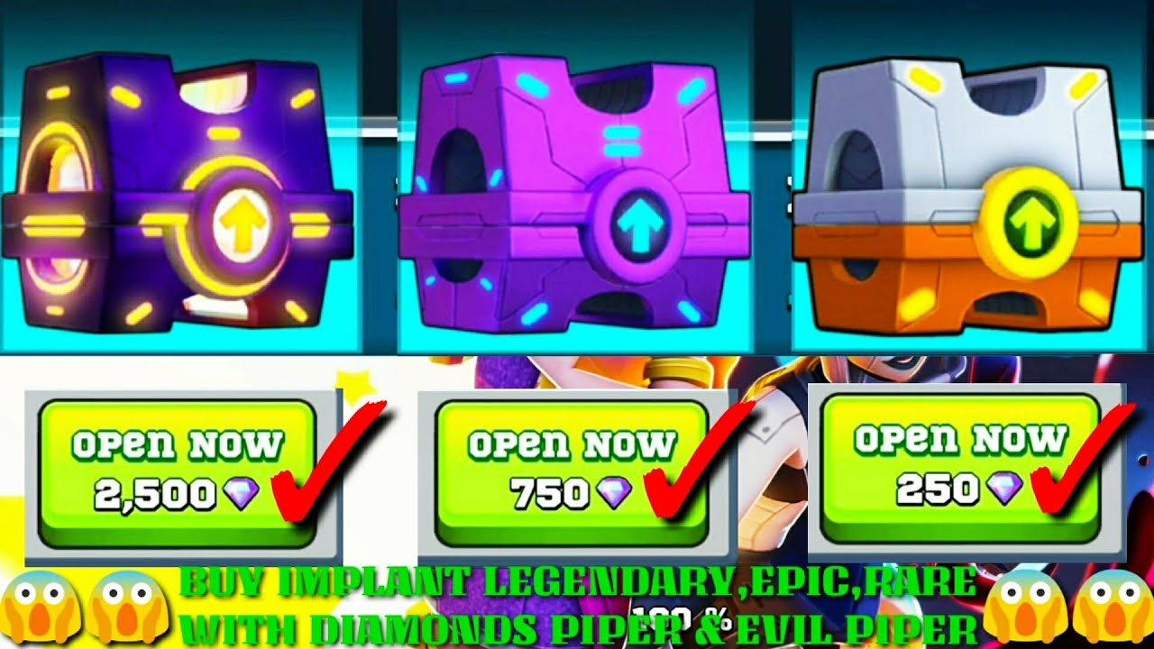 BUY IMPLANT LEGENDARY - EPIC - RARE PIPER REESE & EVIL PIPER HALLOWEEN ...