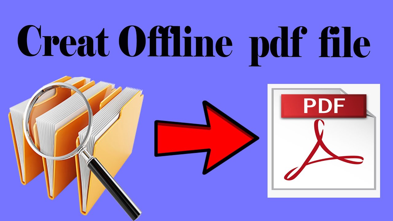 how to creat offline pdf file ? বাংলা টিউটোরিয়াল | TECHNOLOGY BD - YouTube