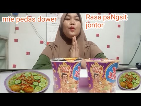 POP MIE ‼️Pedas dower rasa paNgsit jontor‼️@lilikenia9041 - YouTube