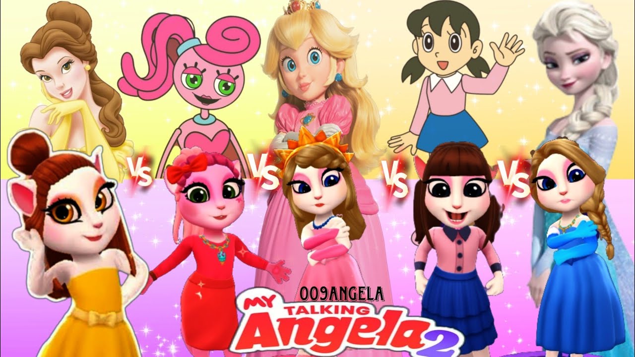 My Talking Angela 2||New Gameplay Angela 2| Princess From Mario Vs ...
