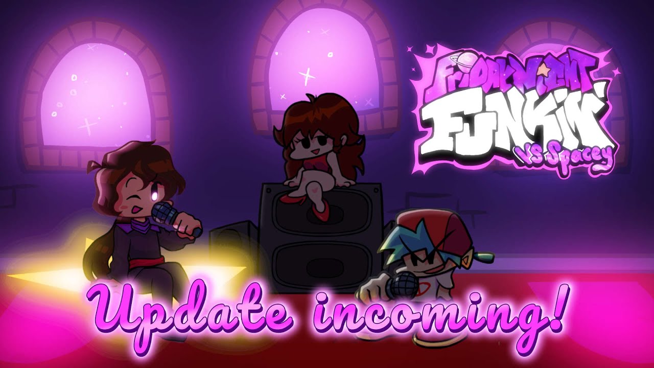 【FNF（日本語翻訳) 】時を進めてアップデート！美麗な宇宙で再挑戦！【ゆっくり万屋実況】【VS Spacey (WEEK 2 UPDATE ...