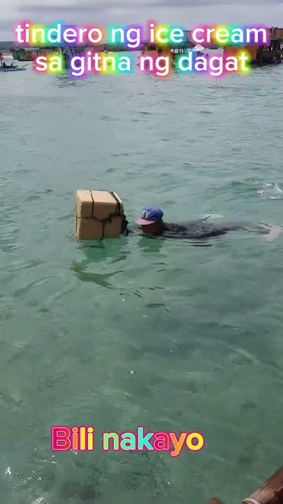 May nagtindang ice cream sa gitna ng dagat😱 - YouTube