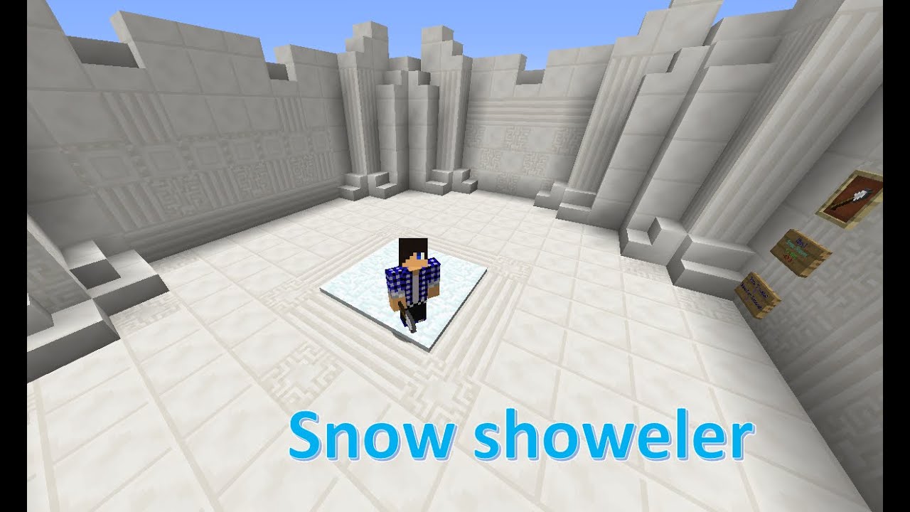 Christmas in Minecraft: Snow Shoveler #Day 1 - YouTube
