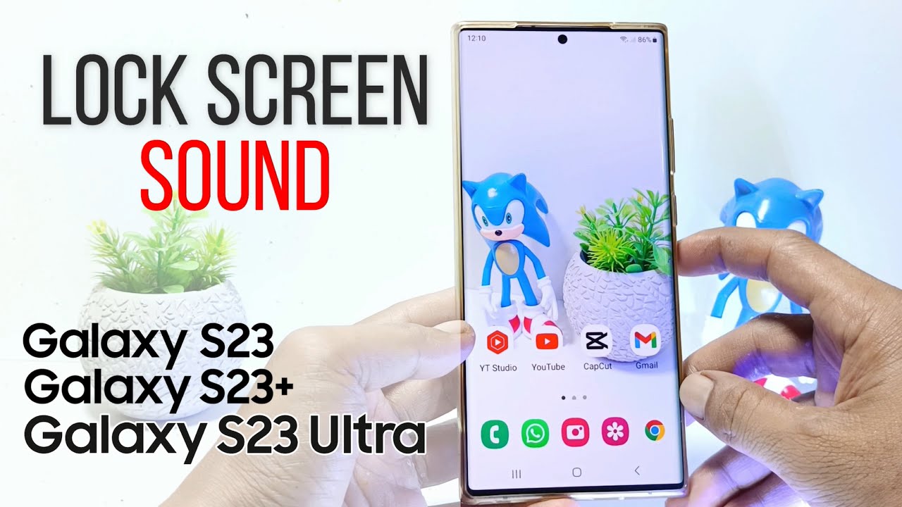 Samsung Galaxy S23/S23+/S23 Ultra | How To Turn Off Lock Screen Sound ...