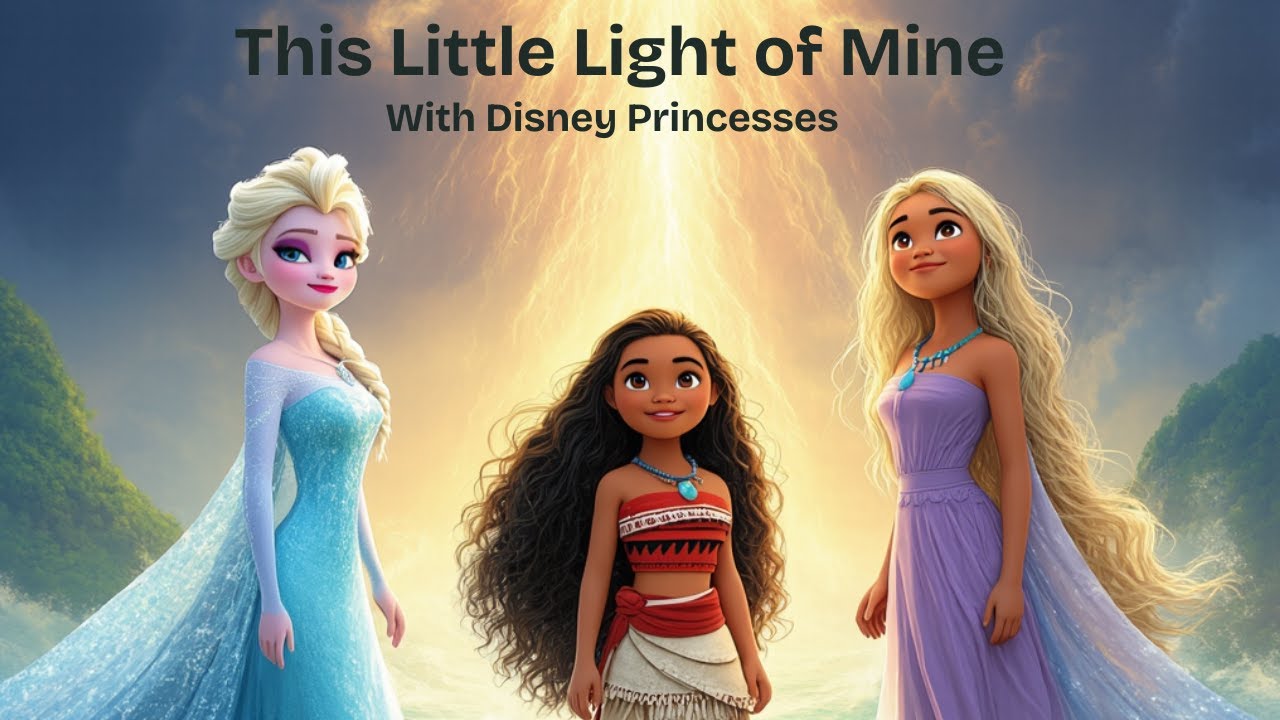 DISNEY PRINCESSES sing faith songs for Toddlers! - YouTube