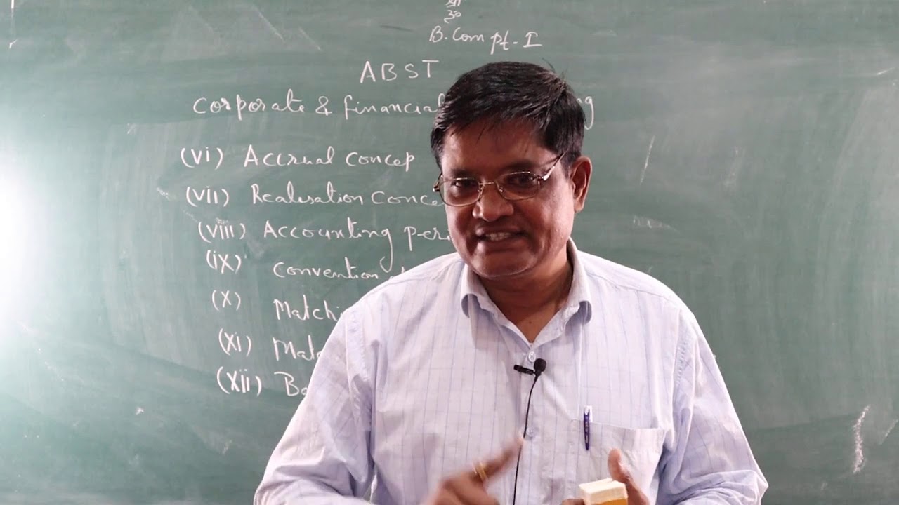 Accounting Concept II - by Bhanwar Lal, Assistant Professor ABST - YouTube