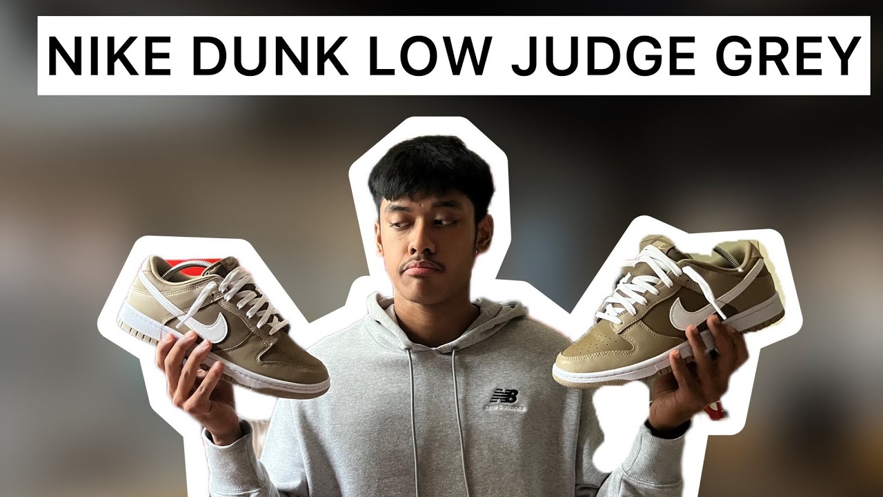Nike Dunk Low Judge Grey (SNEAKER COP) - YouTube