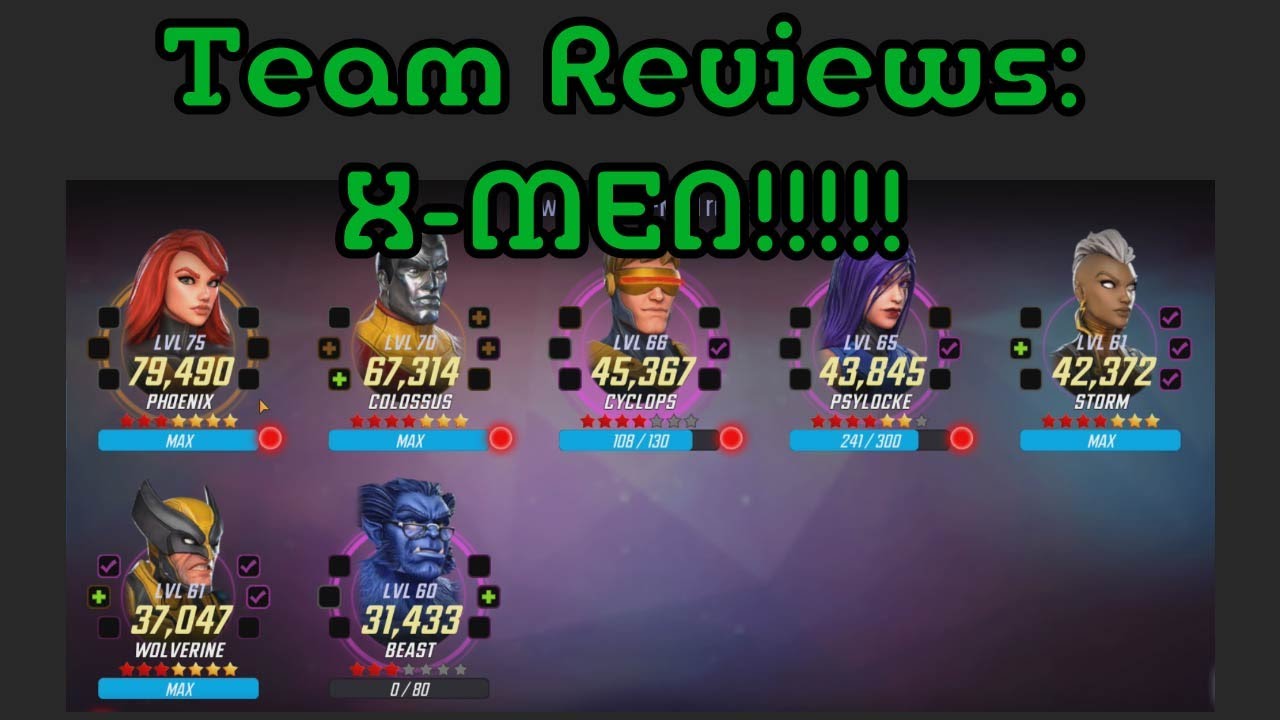 MSF Team Reviews 2020: Xmen - YouTube