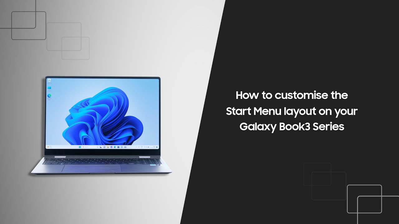 How to customise the Start Menu layout on your Galaxy Book3 Series ...