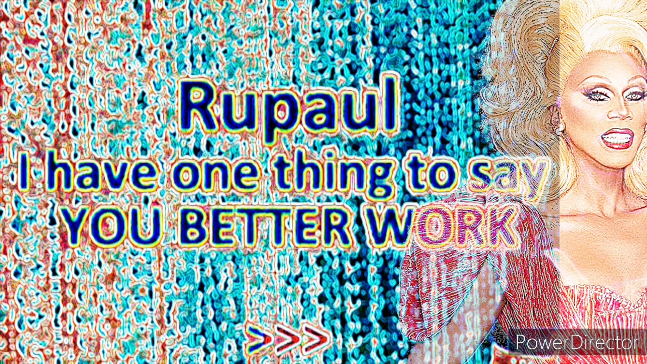 You Better Work (RuPaul) Karaoke - with backup vocal - YouTube