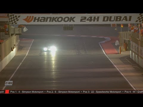 24H Proto Series 2018. Race 3 3x3H Dubai. Final Lap/Leader Out of Fuel
