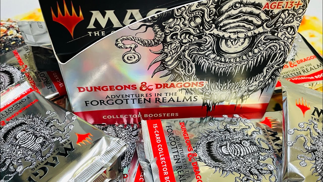 Dungeons and Dragons AFR collector booster box! Sheeesh! - YouTube