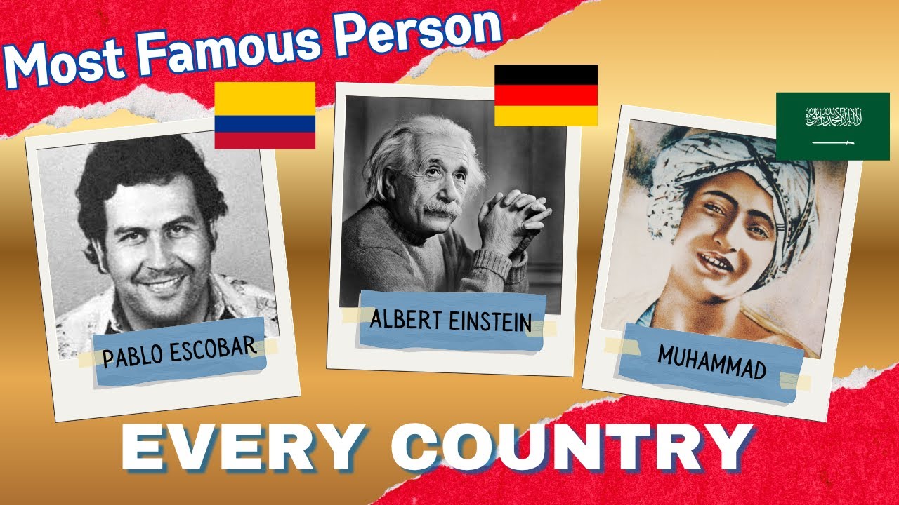 Most Famous Person from Every Country in History (Who Ever Lived) - YouTube
