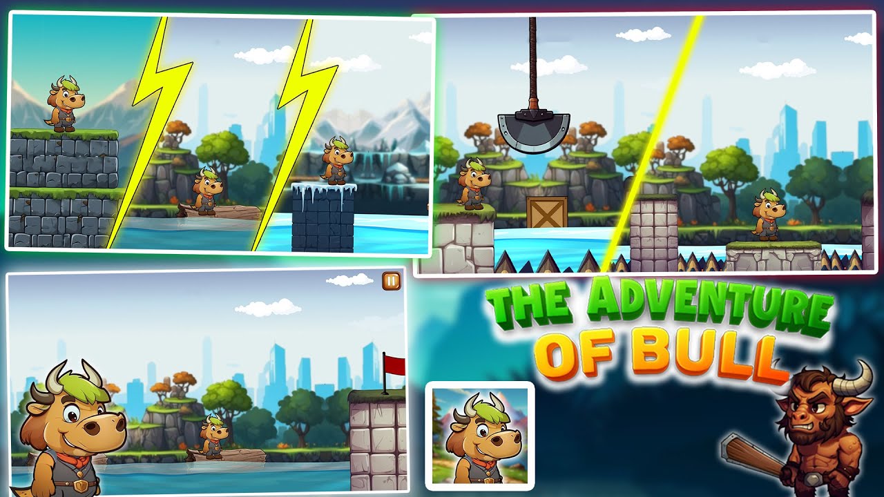 The Adventure Of Bull || Gameplay Video || Gamelauncher Studio ...