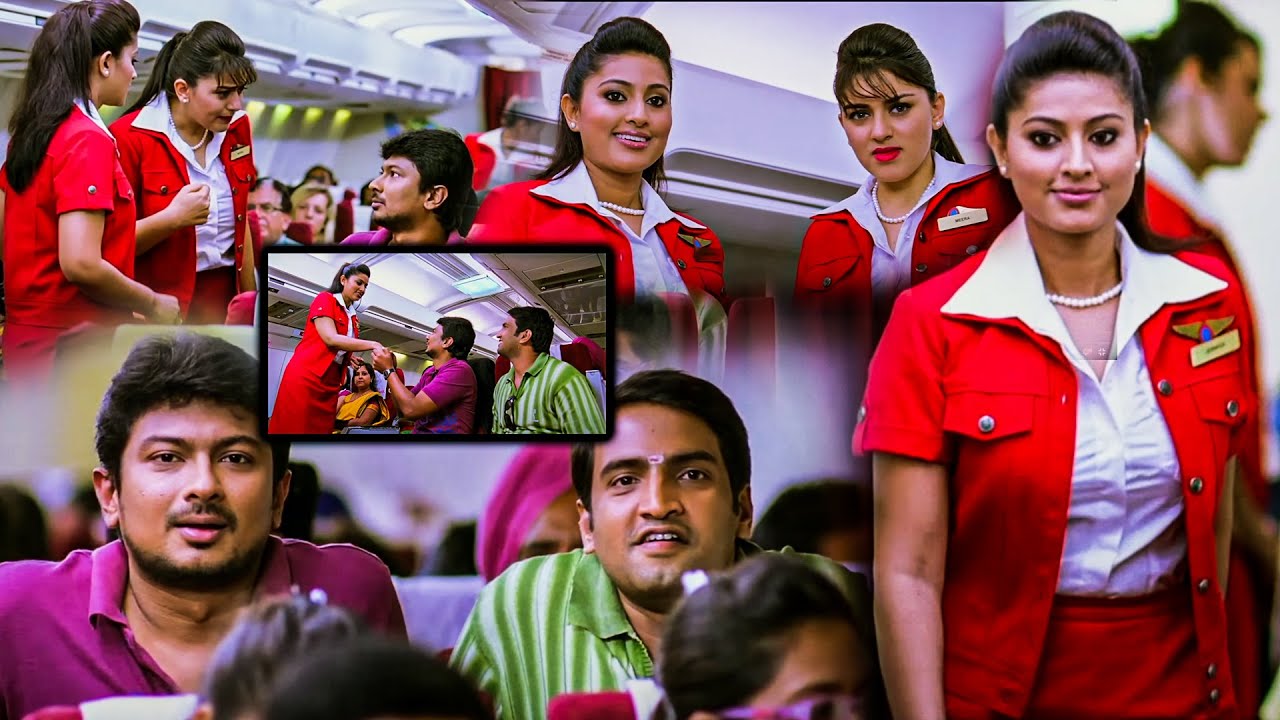 Ok Ok Movie Sneha And Hansika Interesting Air Line Scenes ...