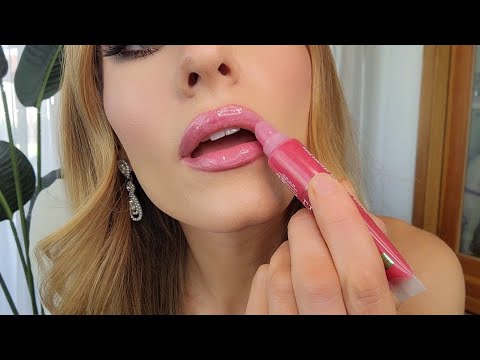 ASMR 💋 Ooey-Gooey Lipgloss On You & Me *no talking* (up-close, intense mouth sounds, kisses)✨️