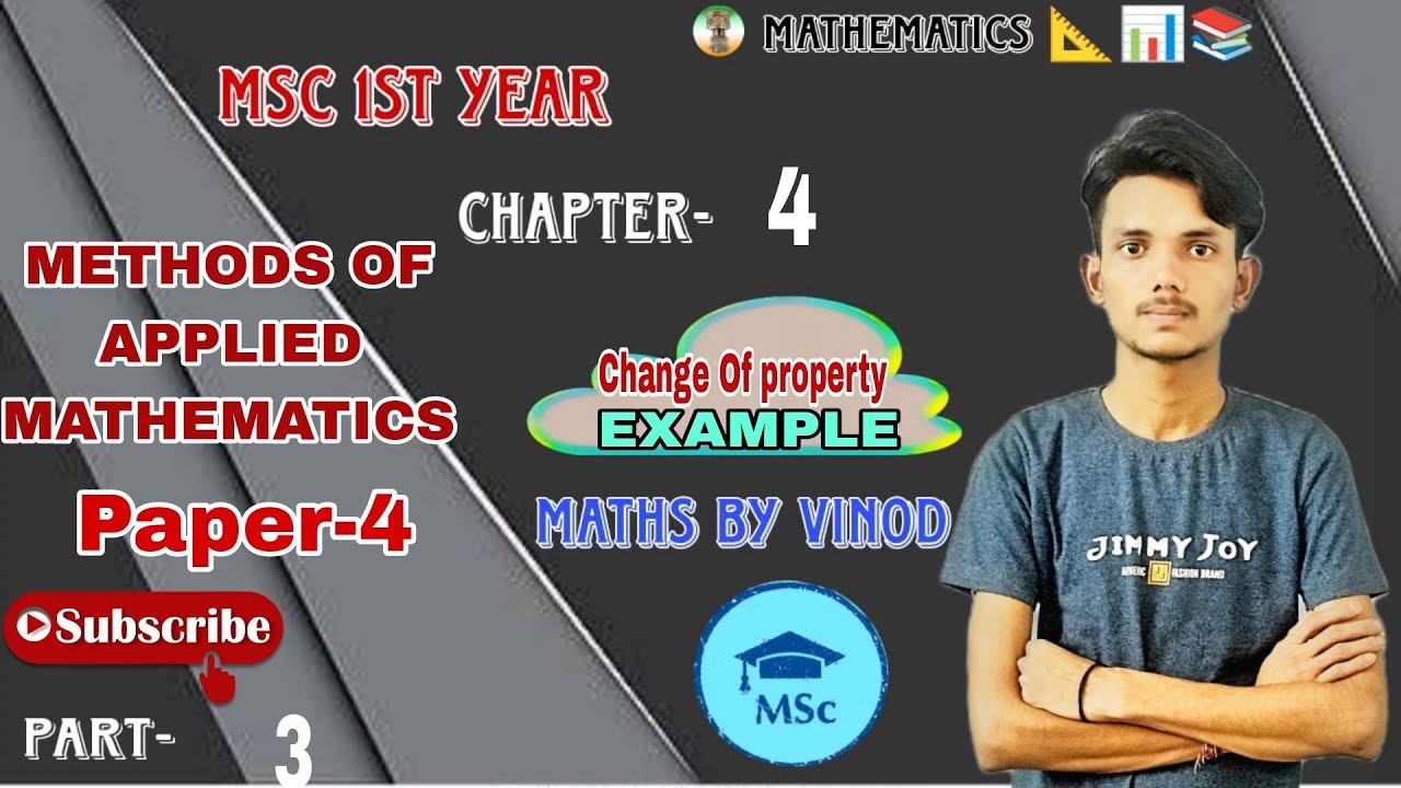 CHANGE OF PROPERTY METHOD 2023-24 M.SC. PAPER-4 (1YEAR) MOST EXAMPLE ...