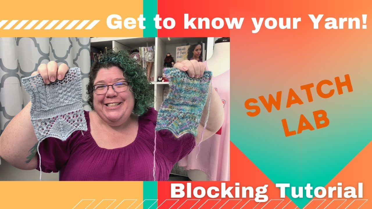 Swatch Lab Swatch to Evaluate and Test Yarns for Knitting - YouTube