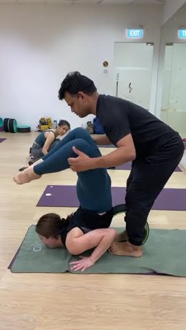 Tutorial for Full Locust Pose with Yoga Wheel . - YouTube