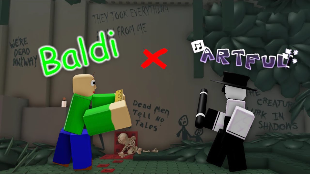 Artful x Baldi skin│Fanmade Die of Death - YouTube