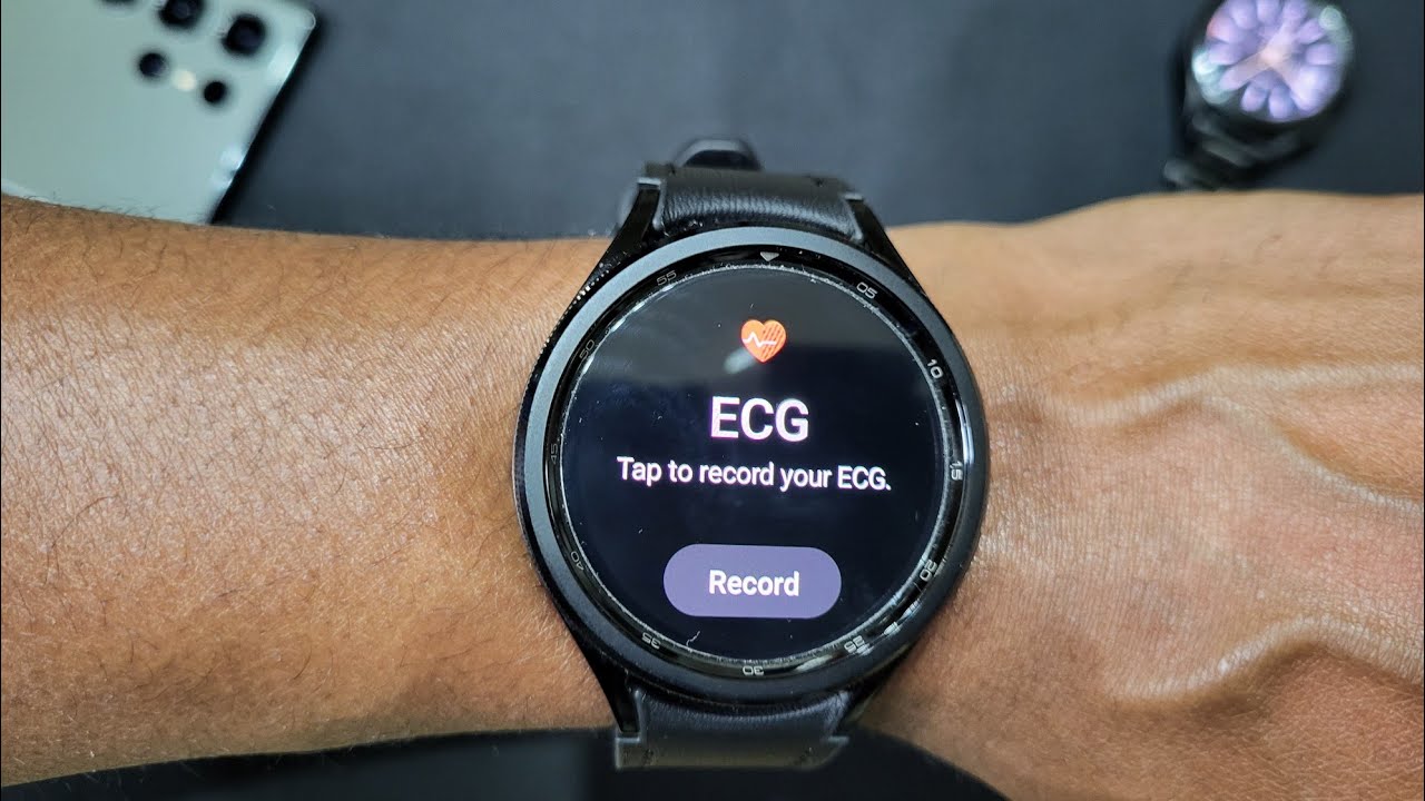 Samsung Galaxy Watch 6 Classic ECG Function - YouTube