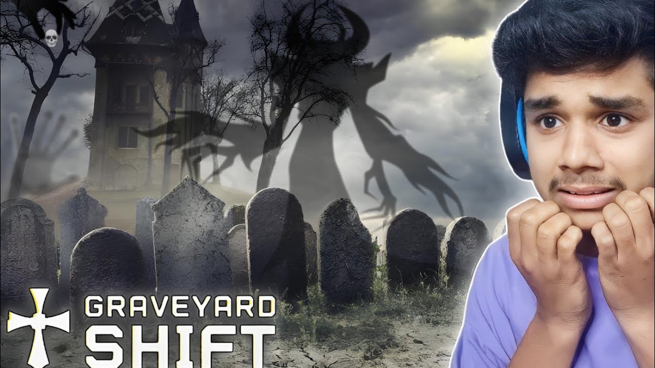 😱Working As A Security Guard In A Graveyard || Graveyard Shift Gameplay ...