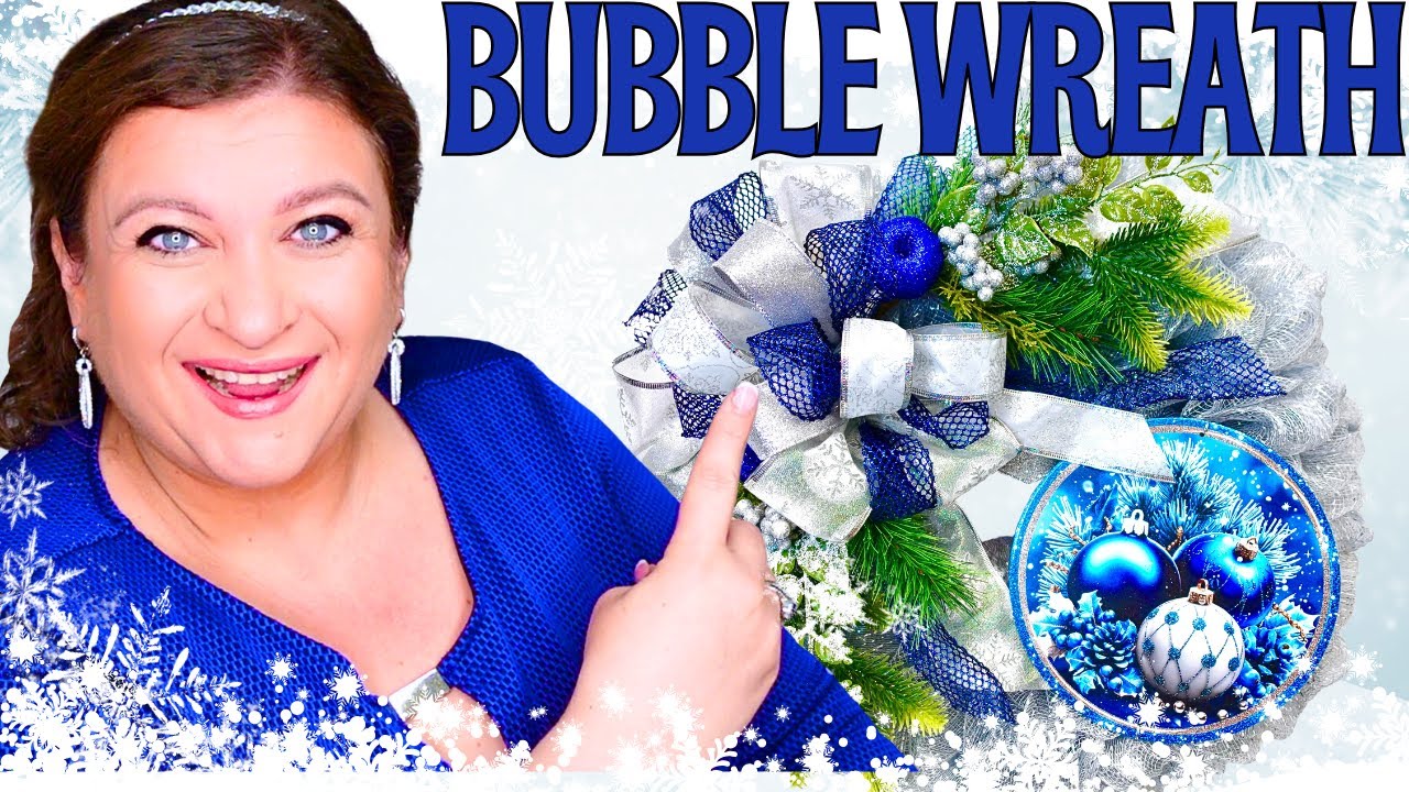 BEST Deco Mesh Bubble Wreath Tutorial NO FRAY Guaranteed! - YouTube