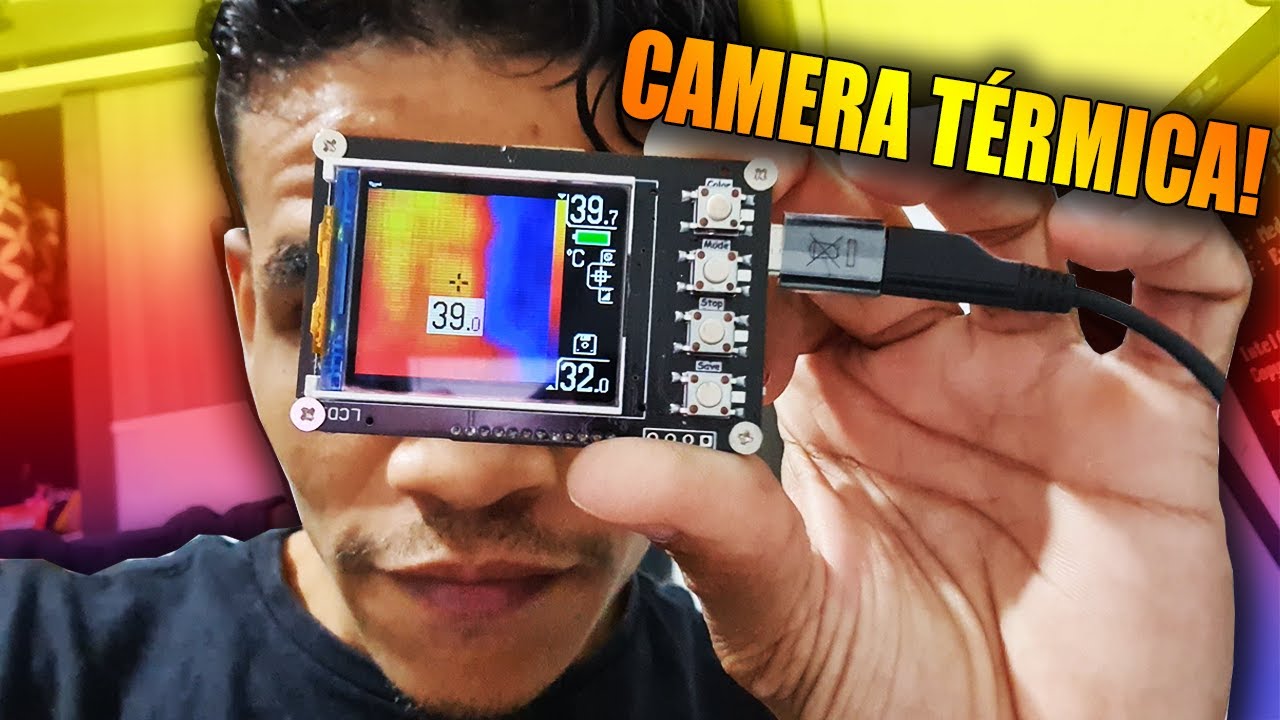 UMA CÂMERA TÉRMICA DE RESPEITO (HY-8833pro) VISÃO TÉRMICA, AGORA POSSO ...