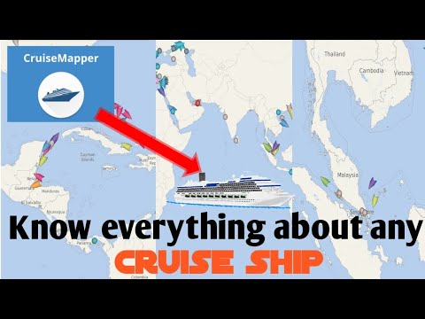 How to track and locate cruise ship || How to use cruise mapper - YouTube