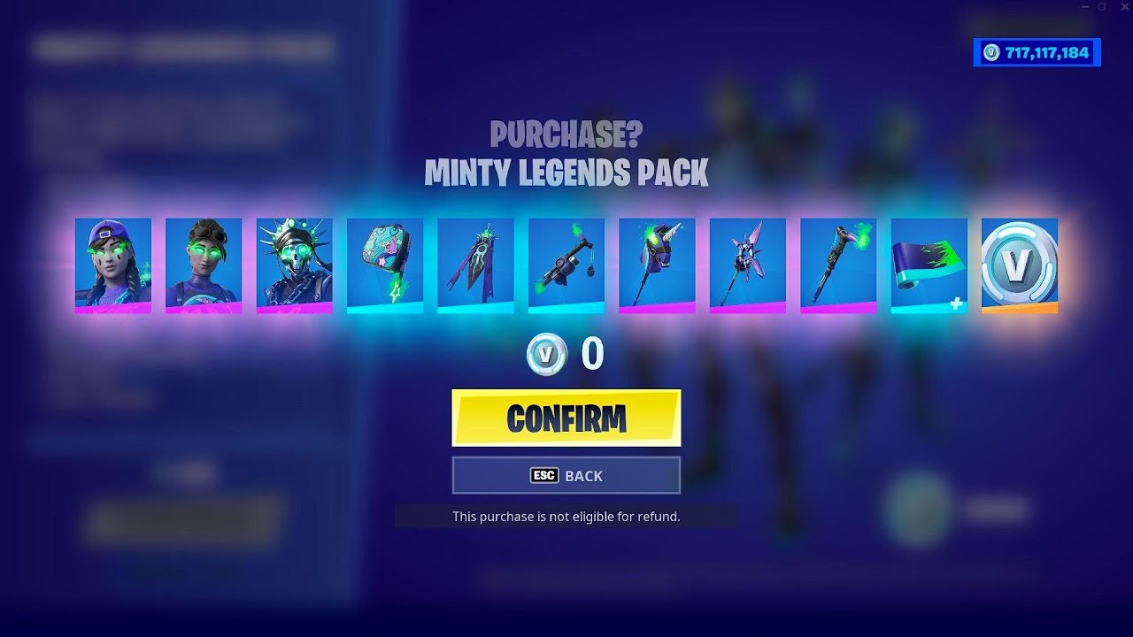 0 v-bucks bundle 😱😍 - YouTube