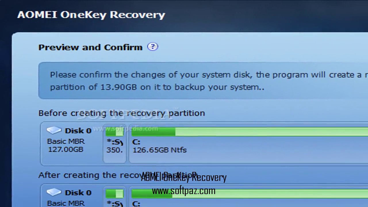 AOMEI OneKey Recovery Windows Download - YouTube