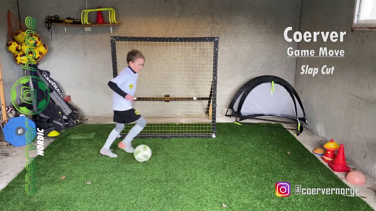 Coerver Nordic @ Home Slap Cut with Lucas - YouTube