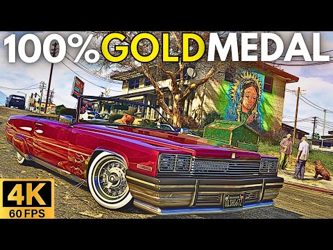 GTA 5 Enhanced: 100% Gold Medal - All Main Story Missions [ FULL GAME ]