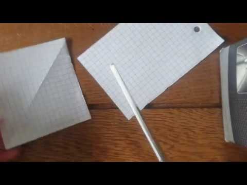 Part 1: How to make a 45 degree paper template - YouTube