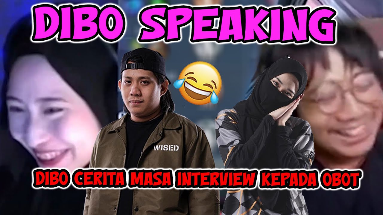 DIBO CERITA MASA INTERVIEW KEPADA OBOT 🤣😂 !! DIBO LIVE FACECAM MLBB ...